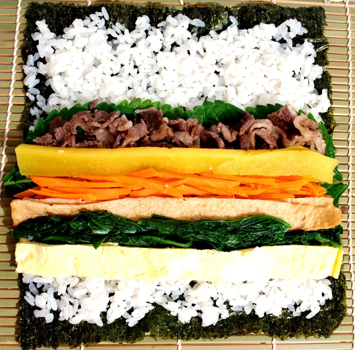 kimbap - maki în stil coreean | walk with the wok